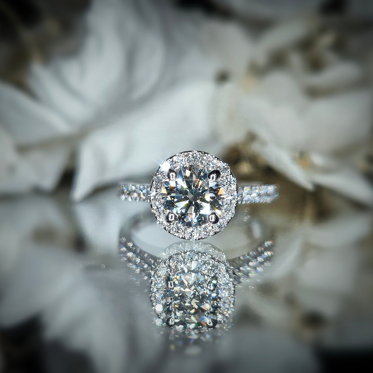 MJ Starlight Bloom Lab Diamond Engagement Ring – Melbourne Jewellers