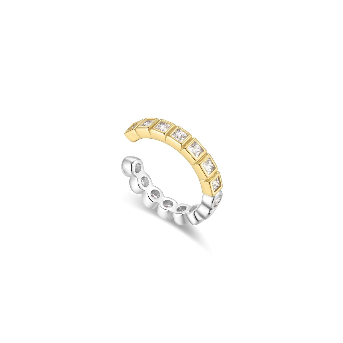 Two-Tone Bezel Ear Cuff – Melbourne Jewellers